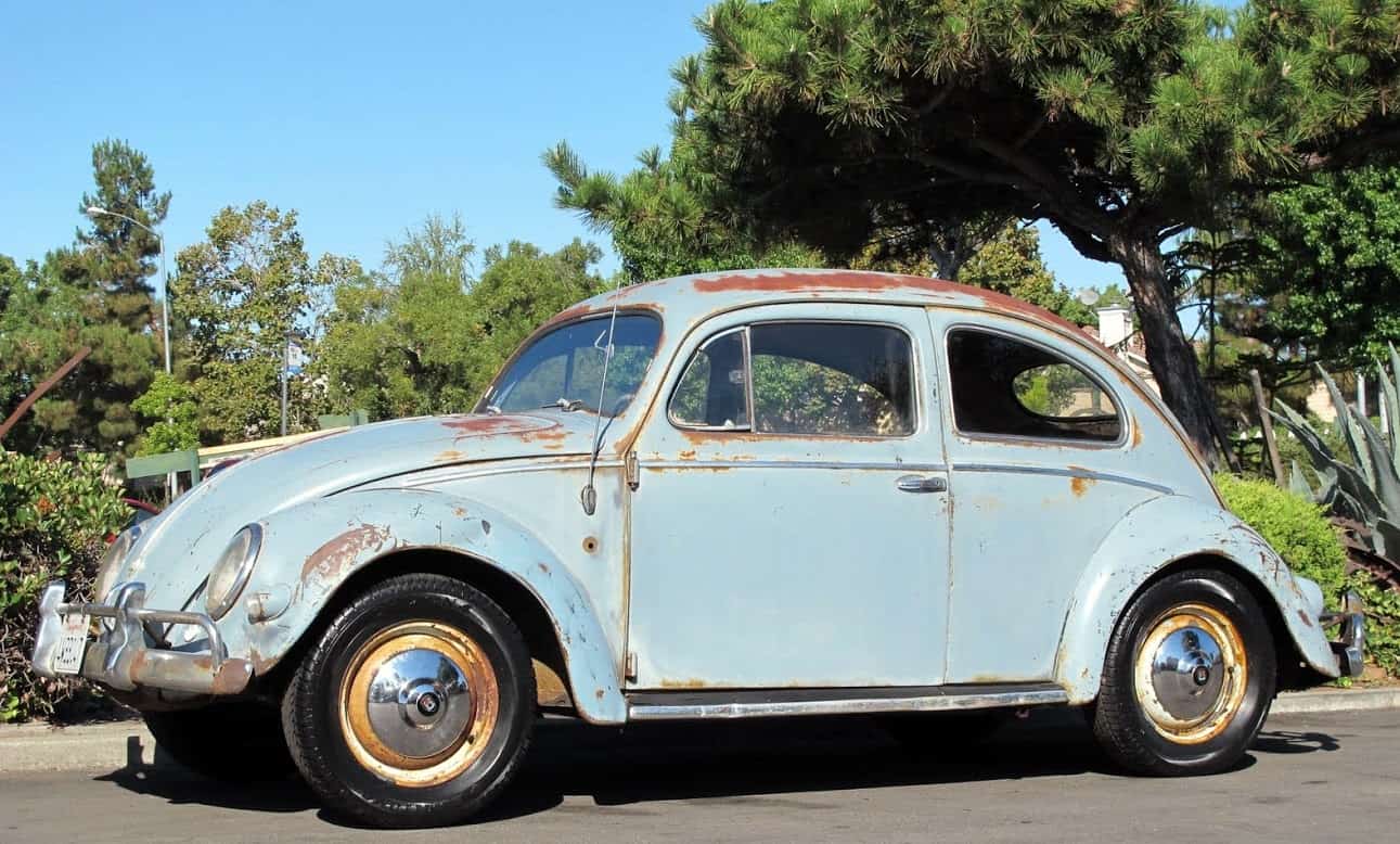 1957 VW Oval Window Bug - Dusty Cars