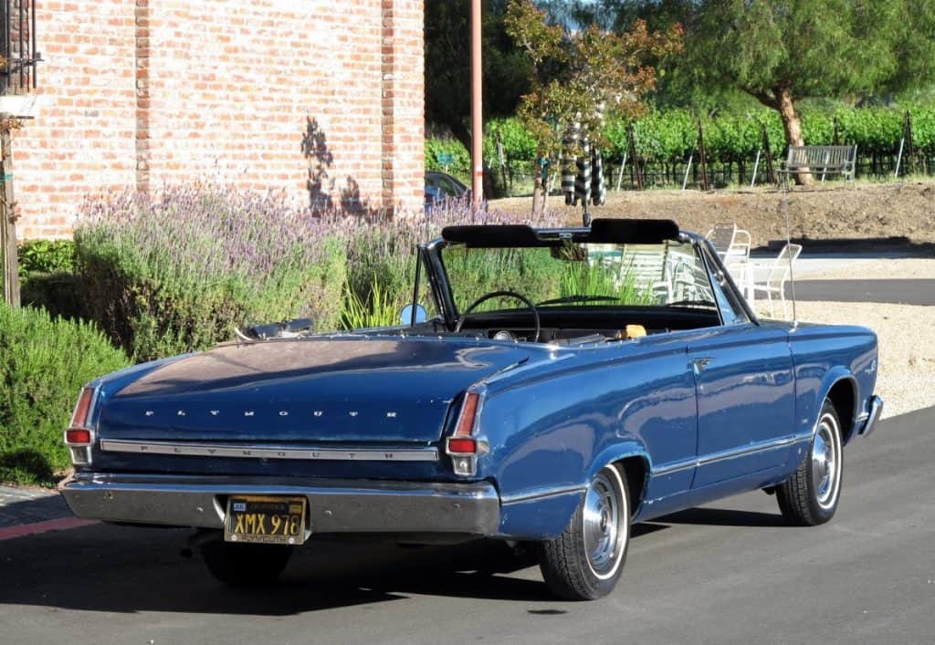 3. 1966 Valiant Convertible - Dusty Cars